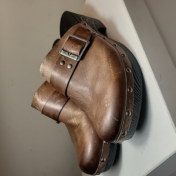 Kork-Ease | Shoes | Korks Western Brown Leather Clogs Size | Poshmark